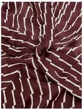 Hobbs London | Dresses | Womens Burgundy Patterned Twistfront Maxi ...